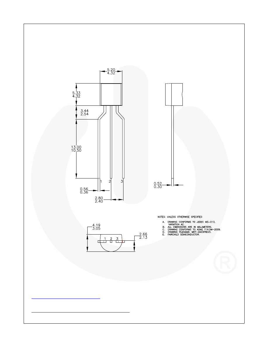 Caracteristicas tecnicas de 2N3906 - Datasheet