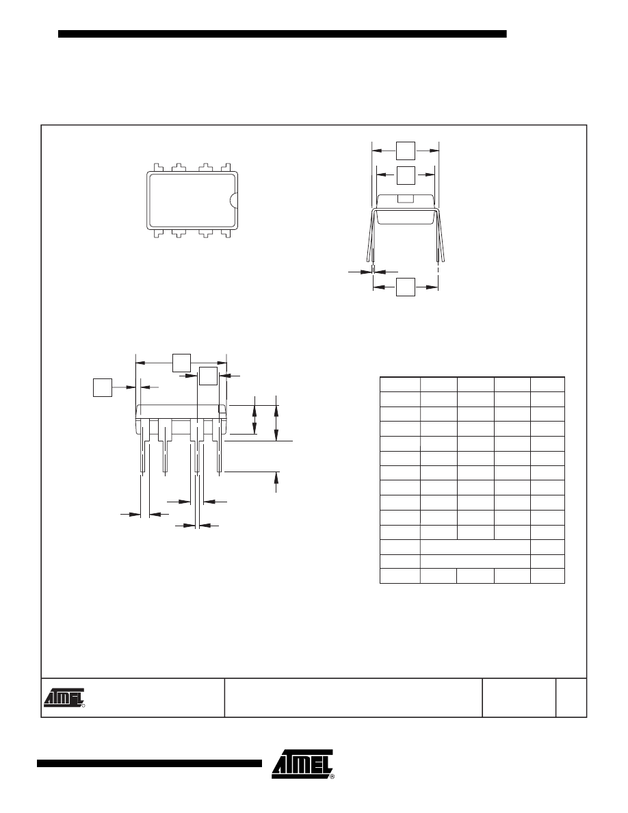Caracteristicas tecnicas de AT93C46 - Datasheet