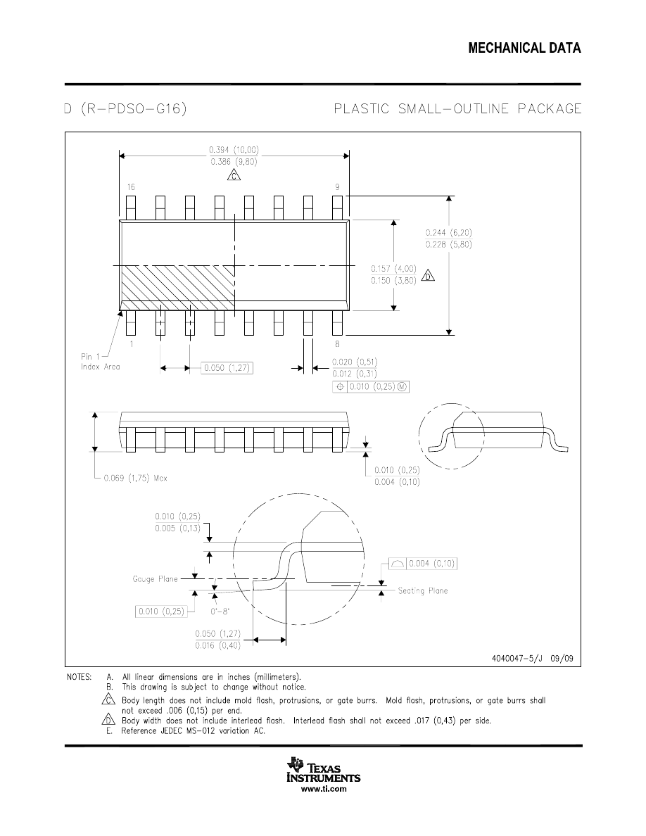 Caracteristicas tecnicas de CD4049UB - Datasheet