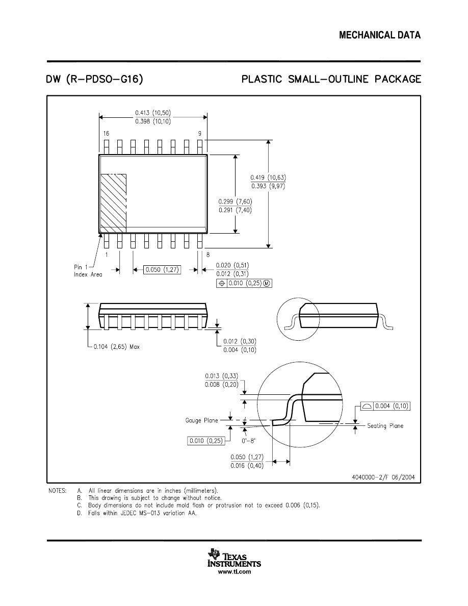 Caracteristicas tecnicas de CD4049UB - Datasheet