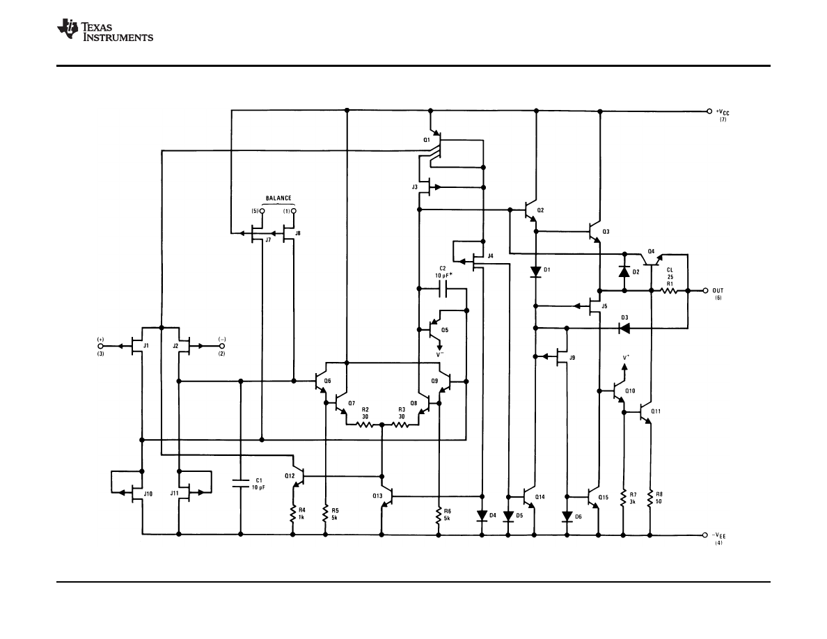 Caracteristicas tecnicas de LF155 - Datasheet