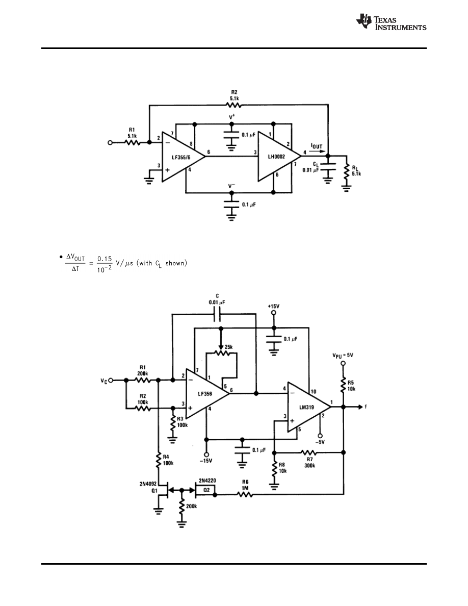 Caracteristicas tecnicas de LF155 - Datasheet