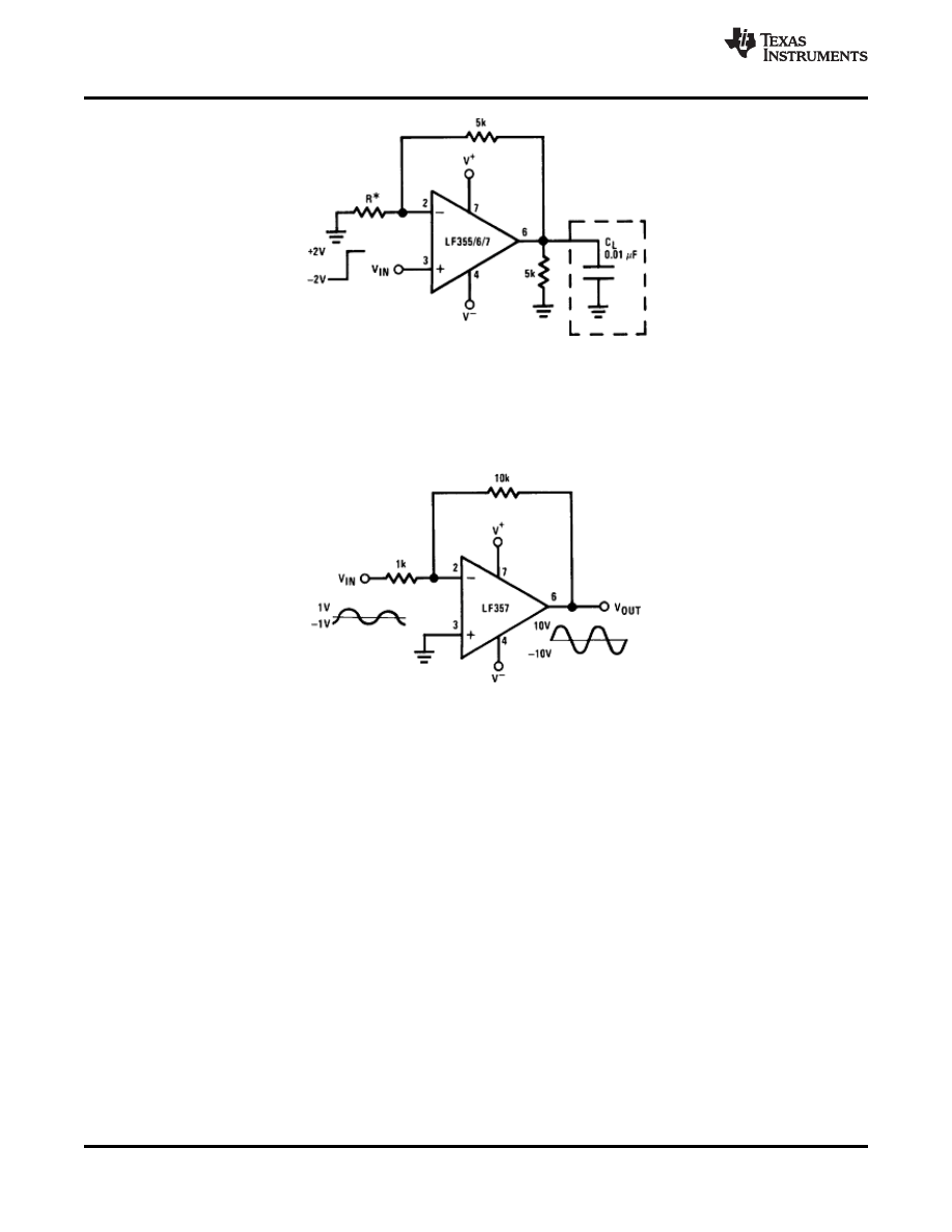 Caracteristicas tecnicas de LF356 - Datasheet