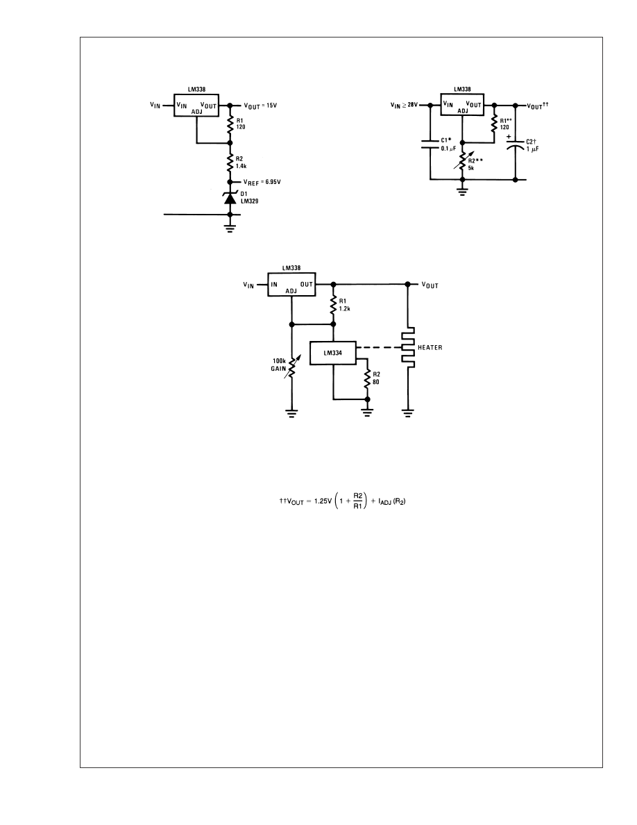 Caracteristicas tecnicas de LM138 - Datasheet