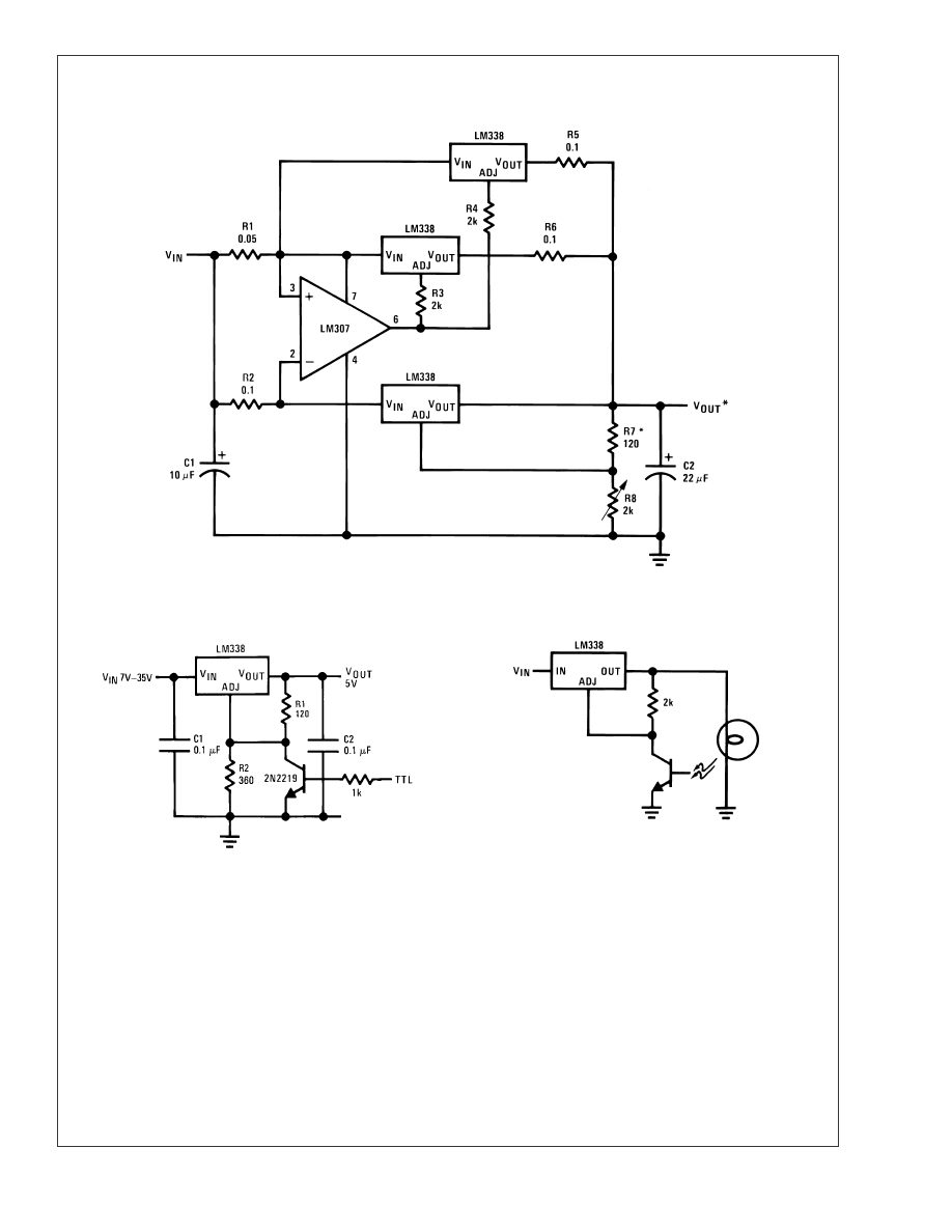 Caracteristicas tecnicas de LM138 - Datasheet
