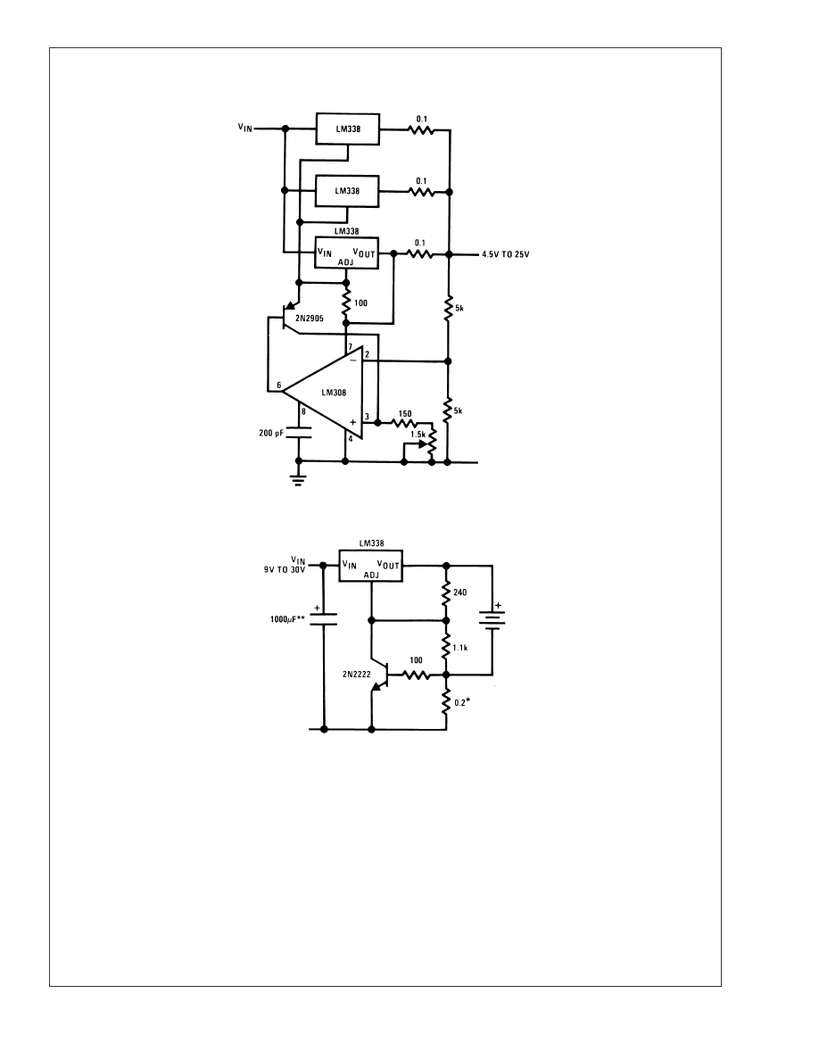 Caracteristicas tecnicas de LM138 - Datasheet
