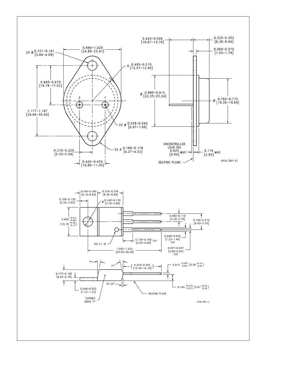 Caracteristicas tecnicas de LM138 - Datasheet