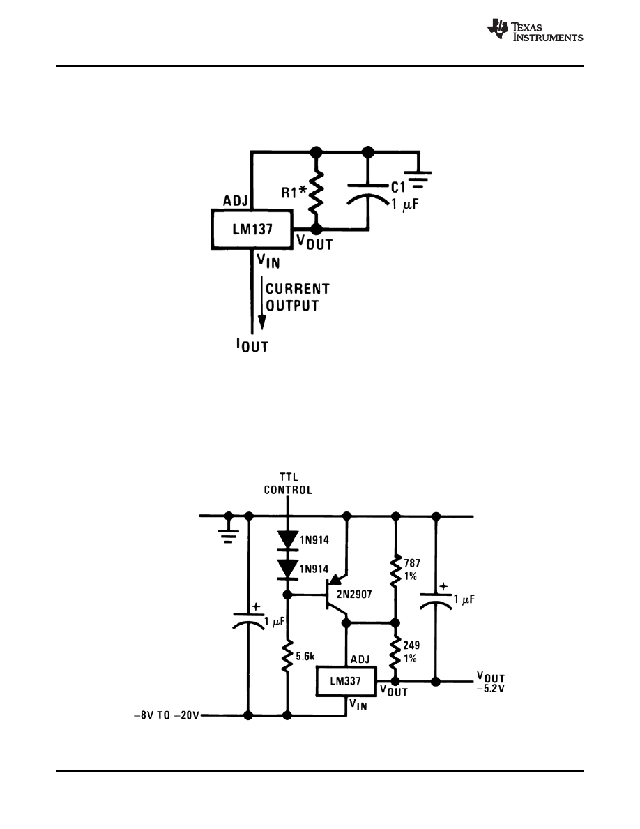 Caracteristicas tecnicas de LM337 - Datasheet