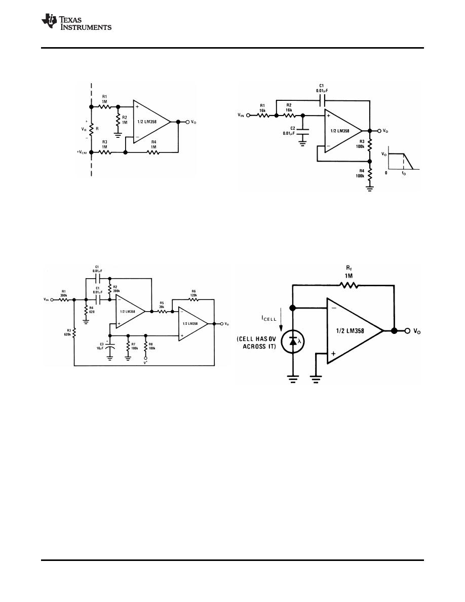 Caracteristicas tecnicas de LM358 - Datasheet