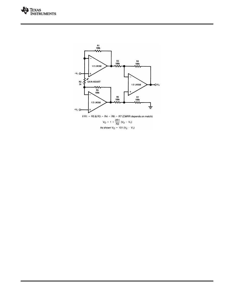 Caracteristicas tecnicas de LM358 - Datasheet
