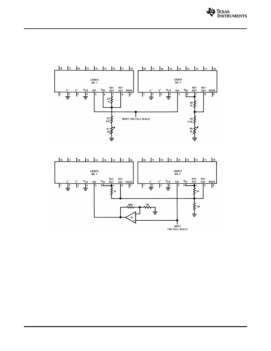Caracteristicas tecnicas de LM3915 - Datasheet