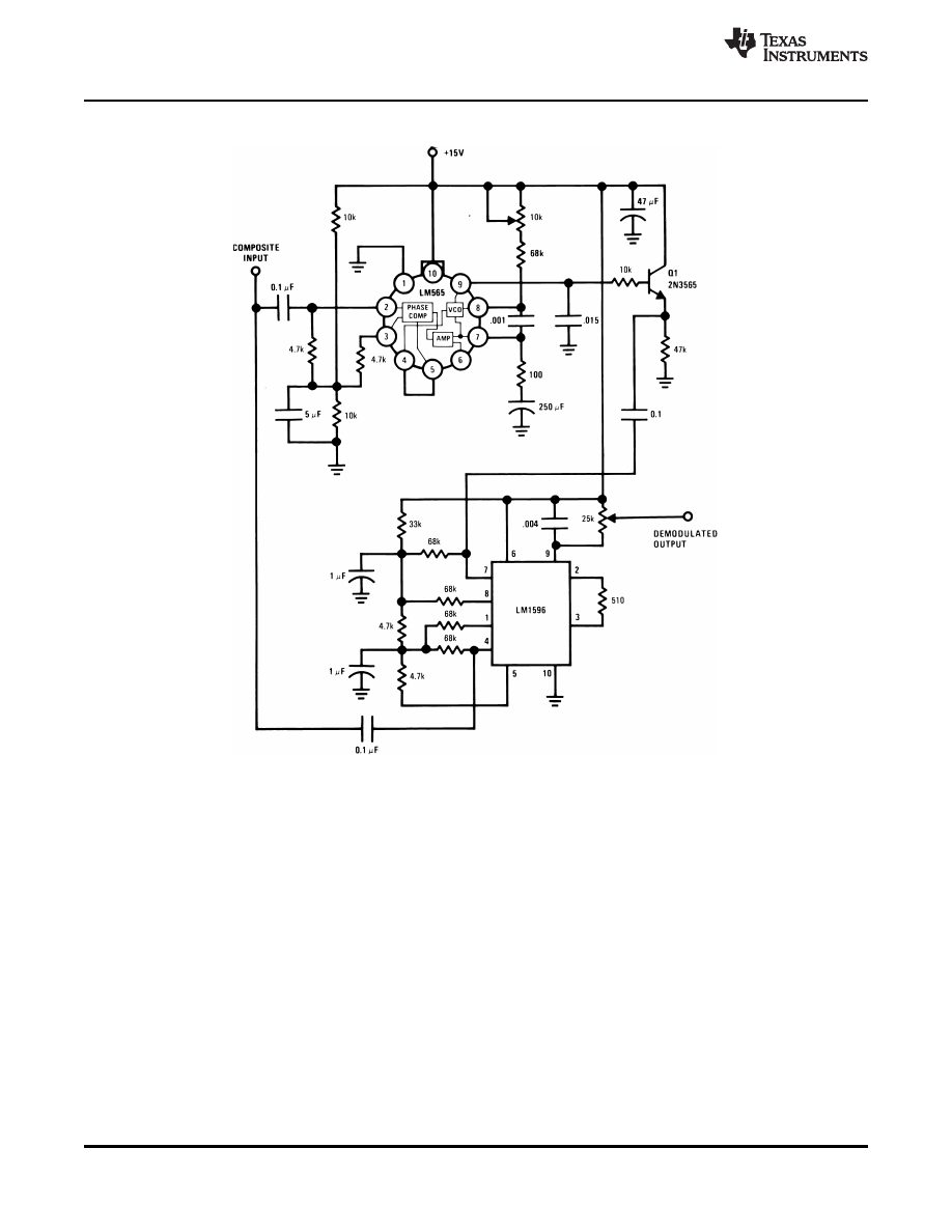 Caracteristicas tecnicas de LM565C - Datasheet