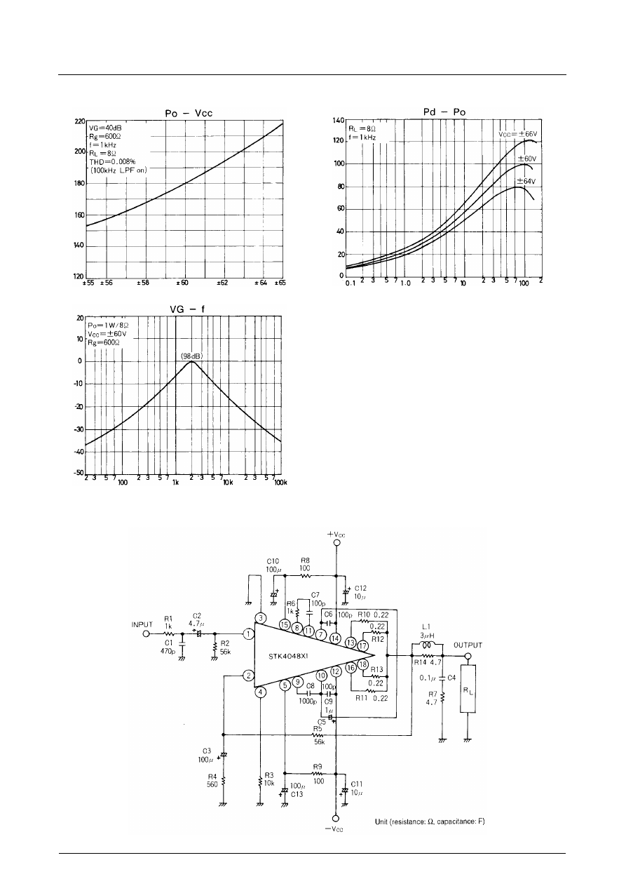 Caracteristicas tecnicas de STK4048XI - Datasheet
