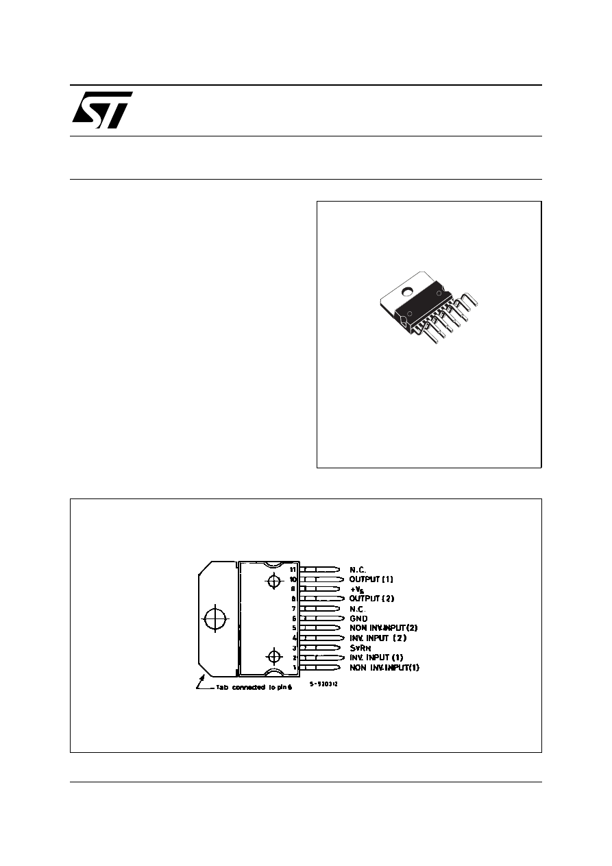 Caracteristicas tecnicas de TDA2009A - Datasheet